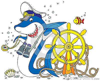 Captain Shark Stock Photos - Image: 2973453
