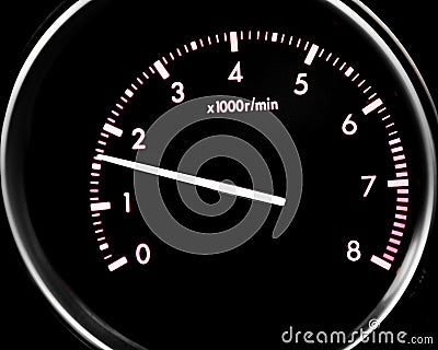 Car Dashboard Dials - Engine RPM Rotations Per Minute Royalty-Free ...