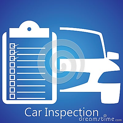Car Inspection Stock Vector - Image: 46841249