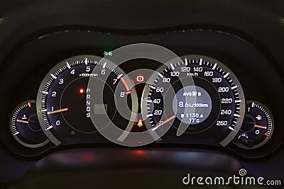 Car Instrument Panel Royalty Free Stock Image - Image: 5751936