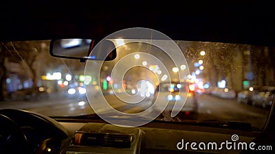 Car Interior in Moving Vehicle Stock Footage - Video of ride, vehicle ...