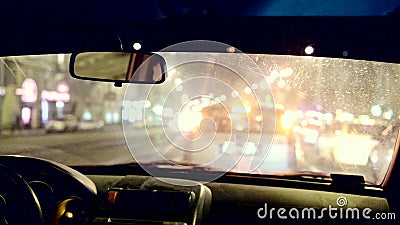 Car Interior in Moving Vehicle Stock Footage - Video of ride, vehicle ...