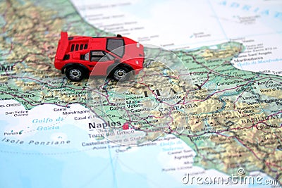 Car And Map Royalty-Free Stock Photo | CartoonDealer.com #1376103