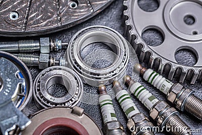 Car Parts Stock Photo - Image: 52556200