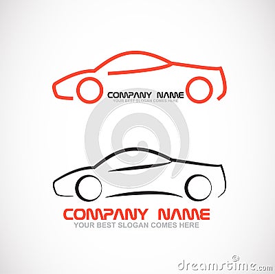 Car Shape Logo Stock Vector - Image: 55782860