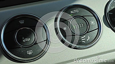 Car Ventilation Control Buttons Stock Footage - Video of control ...