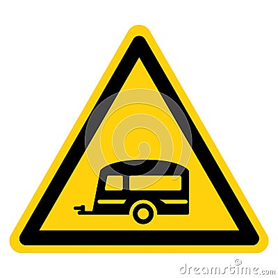 Caravan Symbol Sign,Vector Illustration, Isolate On White Background ...