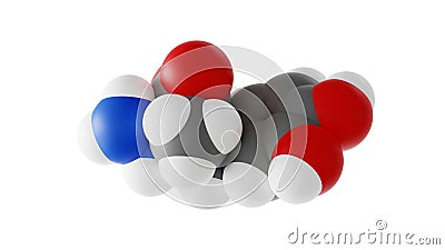Carbidopa Molecule, Lodosyn Molecular Structure, Isolated 3d Model Van ...