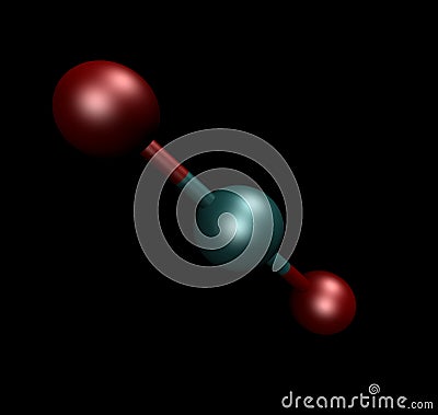 Carbon Dioxide (CO2) Molecule Stock Photos - Image: 2703333