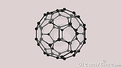 Carbon Atom Molecule Animation Background Stock Video - Video of ...