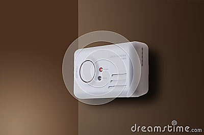 Carbon Monoxide Alarm Stock Photo - Image: 78794583