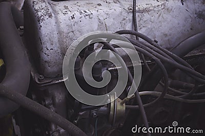 Carburetor Of The Internal Combustion Engine Of A VAZ 2106. Automobile ...