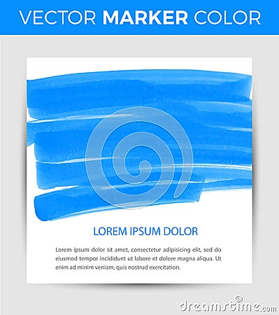 Card Design With Hand-drawn Marker Markers Background. Template For ...