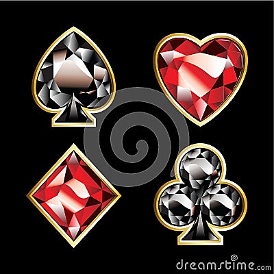 Card Suits Vector Illustration | CartoonDealer.com #16422600