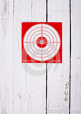 Cardboard Target For Shooting Stock Illustration - Image: 44991844