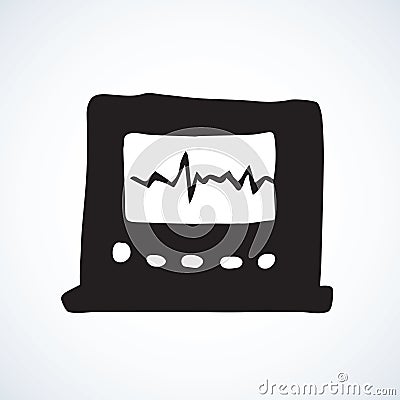 Cardiograph. Vector Drawing | CartoonDealer.com #91201167