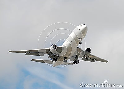 Cargo Plane In Flight Royalty Free Stock Photos - Image: 3732648