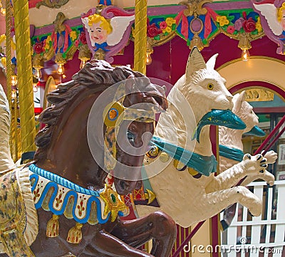 Carousel Animals Royalty Free Stock Photo - Image: 11807705