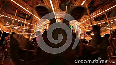 Carousel loop stock footage. Video of happy, motion, background - 40500544