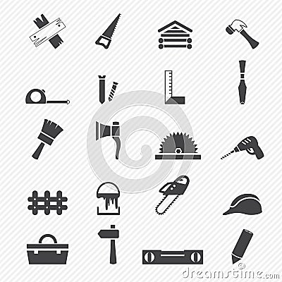 Carpentry Icons Royalty Free Stock Images - Image: 38000039