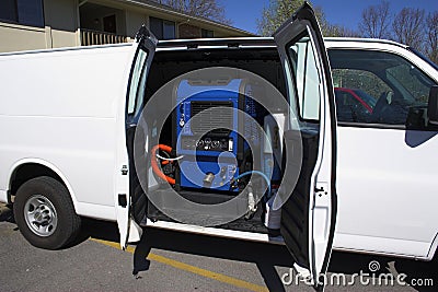 Carpet Cleaning Van 2 Stock Photos - Image: 583443