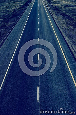 Carretera Recta Foto de archivo - Imagen: 43060882