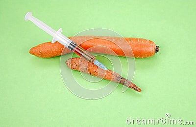Carrot Genetic Modified Stock Photo | CartoonDealer.com #19105368