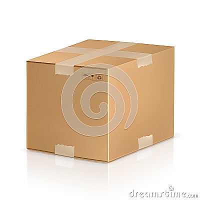 Carton Box Vector Illustration | CartoonDealer.com #24548654