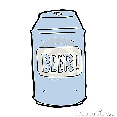 Cartoon Beer Can Royalty Free Stock Image - Image: 37016336