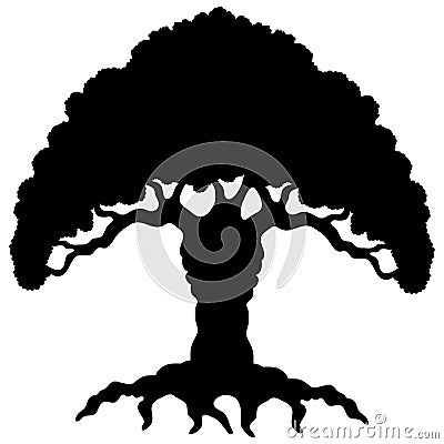 Cartoon Black Tree. | CartoonDealer.com #32350043