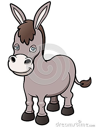 Cartoon Burro Vector Illustration | CartoonDealer.com #31973044