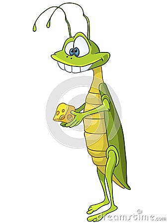 Cartoon Character Locust Vector Illustration | CartoonDealer.com #22307202