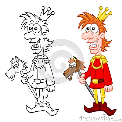 Cartoon Charming Prince Royalty Free Stock Image - Image: 27568886