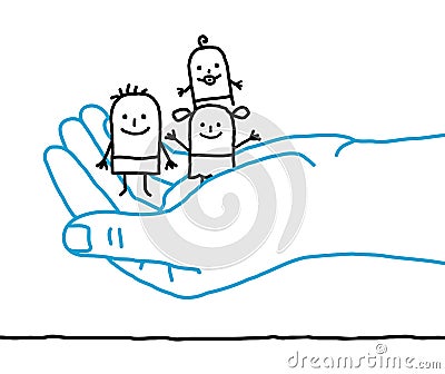 Cartoon Children - Protection Vector Illustration | CartoonDealer.com ...
