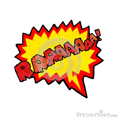 Cartoon Comic Book Scream Vector Illustration | CartoonDealer.com #38041150