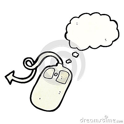 Cartoon Computer Mouse With Arrow Vector Illustration | CartoonDealer ...