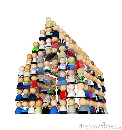 Cartoon Crowd, House Royalty Free Stock Photos - Image: 10198088