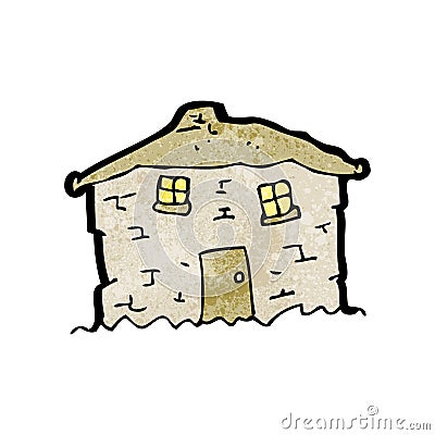 Cartoon Crumbling Old House | CartoonDealer.com #38088191