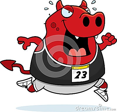 Cartoon Devil Thinking stock vector. Illustration of thinking - 47474266