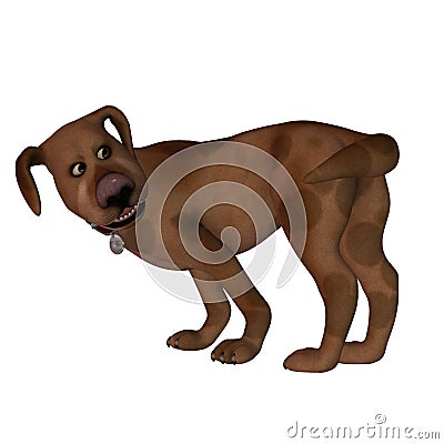 Cartoon Dog - Chasing Tail Stock Photo | CartoonDealer.com #13151388
