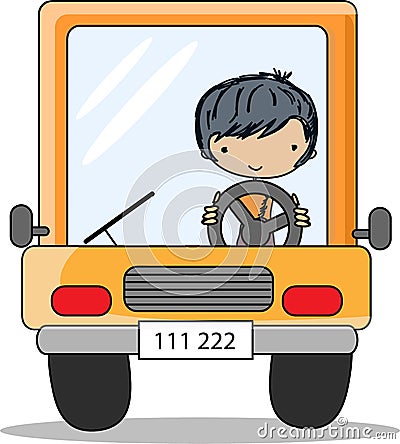 Cartoon Driver,vector Royalty Free Stock Photos - Image: 26946768