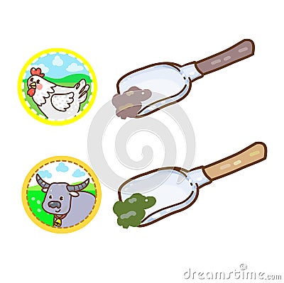 Logo Manure And Vermicompost Vector. Stock Photo | CartoonDealer.com ...