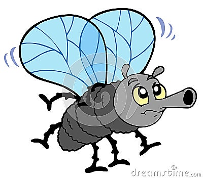 Cartoon Fly Stock Photos - Image: 16265083