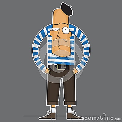 Cartoon French Man. Stock Illustration | CartoonDealer.com #27928669