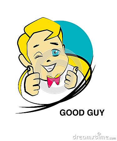 Cartoon Good Guy Stock Illustration - Image: 54327649