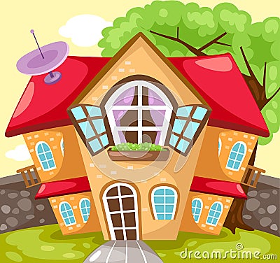 Cartoon House Royalty Free Stock Photo - Image: 22695235