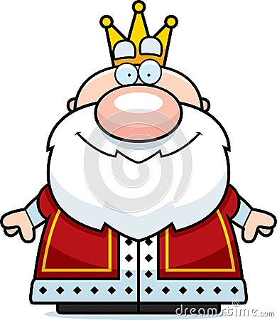 Cartoon King Smiling Stock Vector - Image: 41819621