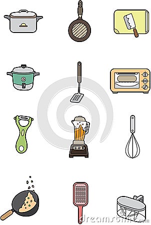 Cartoon Kitchen Element Royalty Free Stock Photos - Image: 17346448
