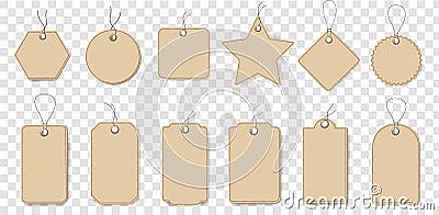 Cartoon Labels Set Isolated Transparent Background | CartoonDealer.com ...