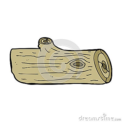 Cartoon Log Stock Image - Image: 37018531